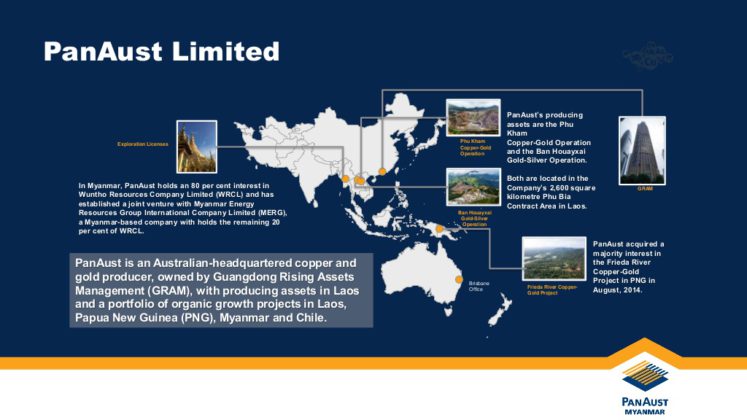 호주 광산업체 PanAust 미얀마 광산 채굴권 획득 - AD Shofar